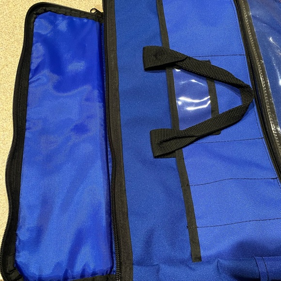 Fiskars | Bags | Fiskars Large Carry Bag Arts Crafts Tote Blue ...